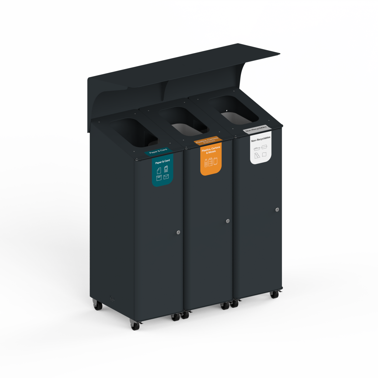 Unisort Excel Outdoor 3W Recycling Station - Unisort