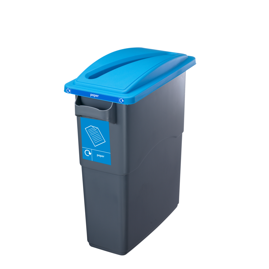 Unisort Agile 70L Paper Bin With Graphics - Unisort