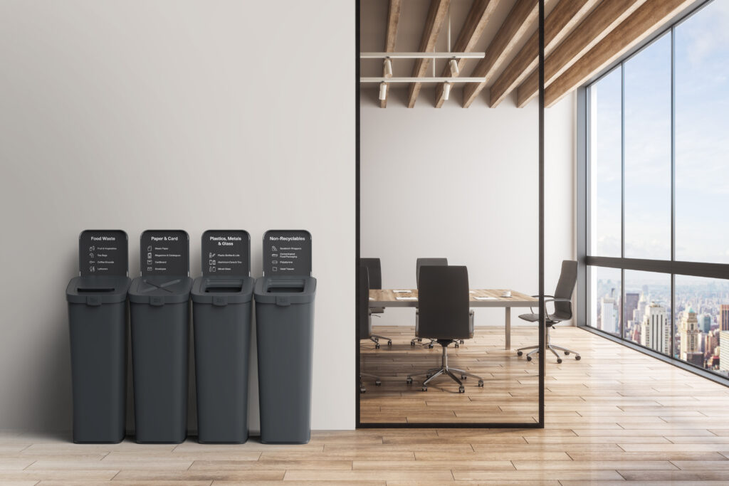 Unisort Climate Recycling Bin with 4 Waste Streams - Unisort