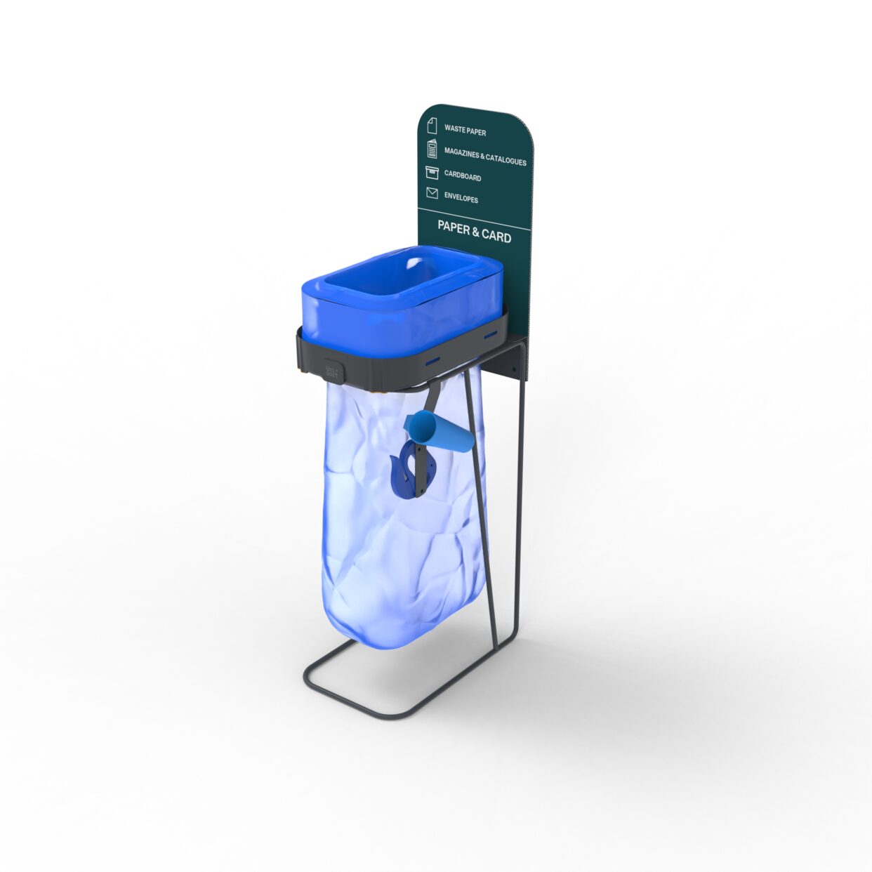 Unisort Mini Compact 1W Recycling Bin - Unisort