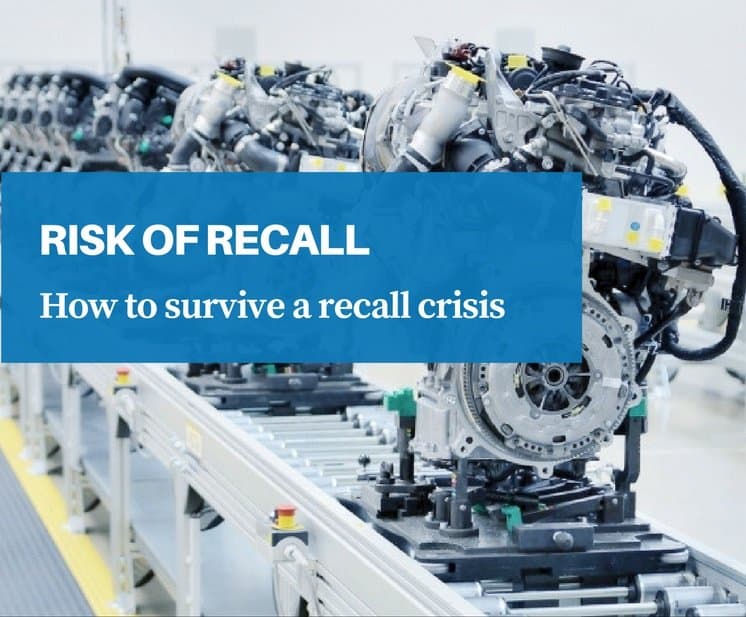 Risk of recall. How to survive a recall crisis. - Unisort