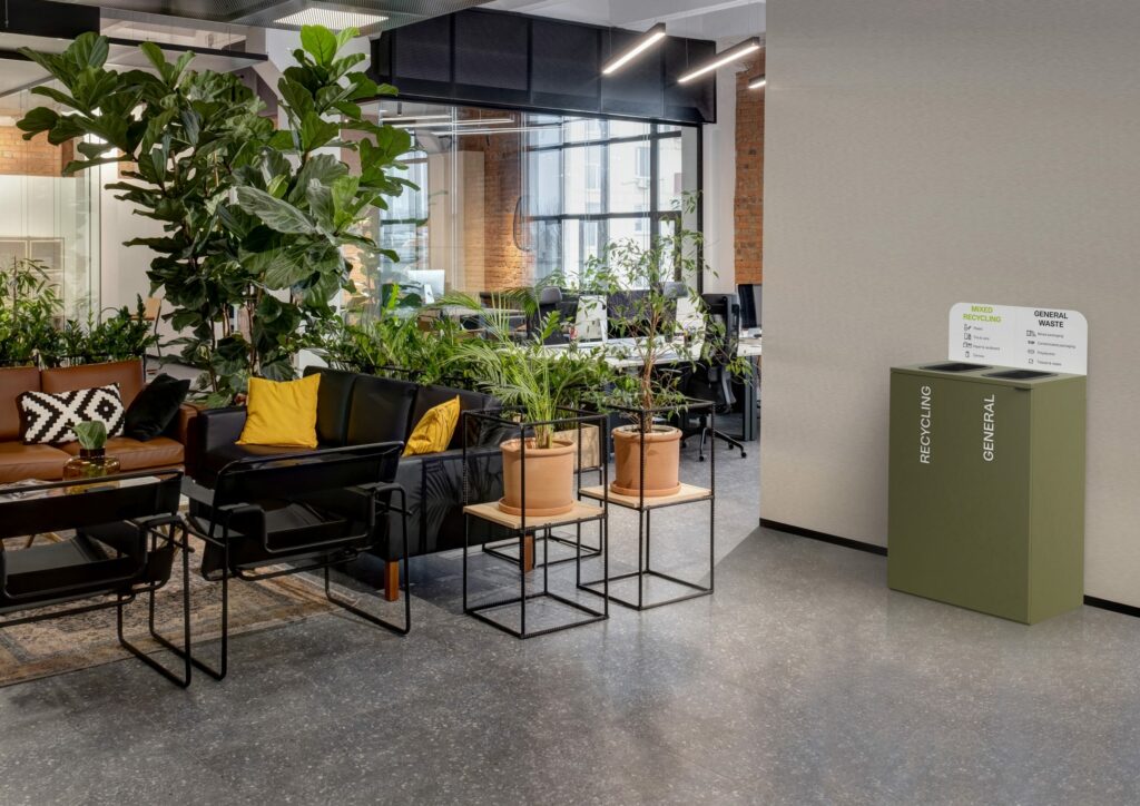 Sleek, Stylish Recycling Bins for Modern Workplaces - Unisort