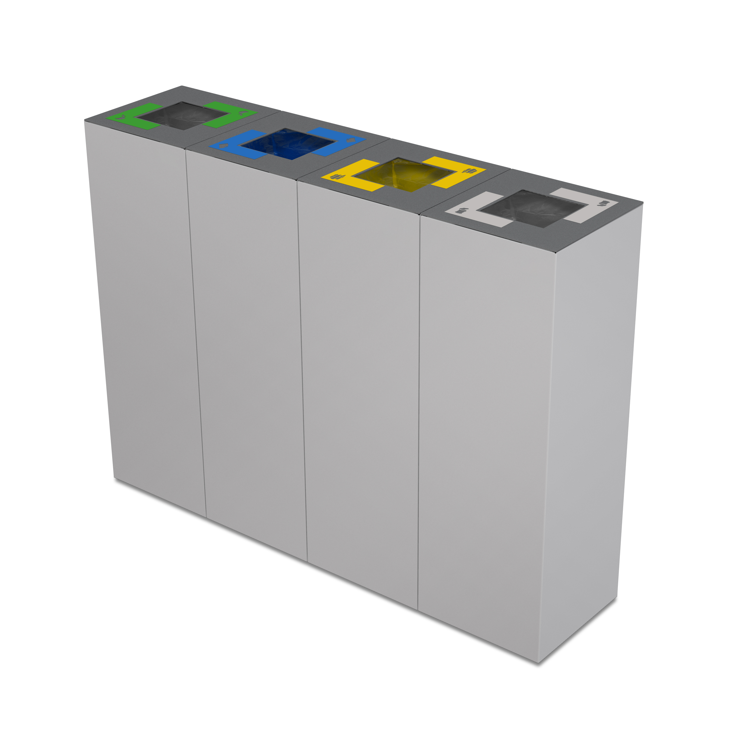 Unisort Pace Indoor Recycling Bins - Unisort
